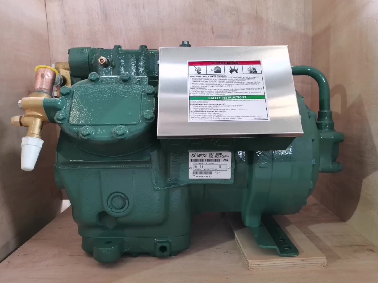20hp Carrier Carlyle Semi-hermetic Piston Compressor Carrier ...