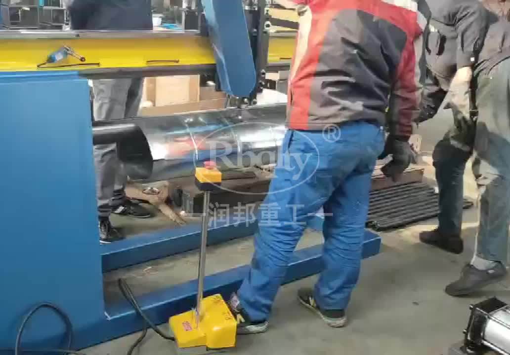 Hvac Pipe Lock Seamer Round Air Duct Seam Welding Machine For Sale ...