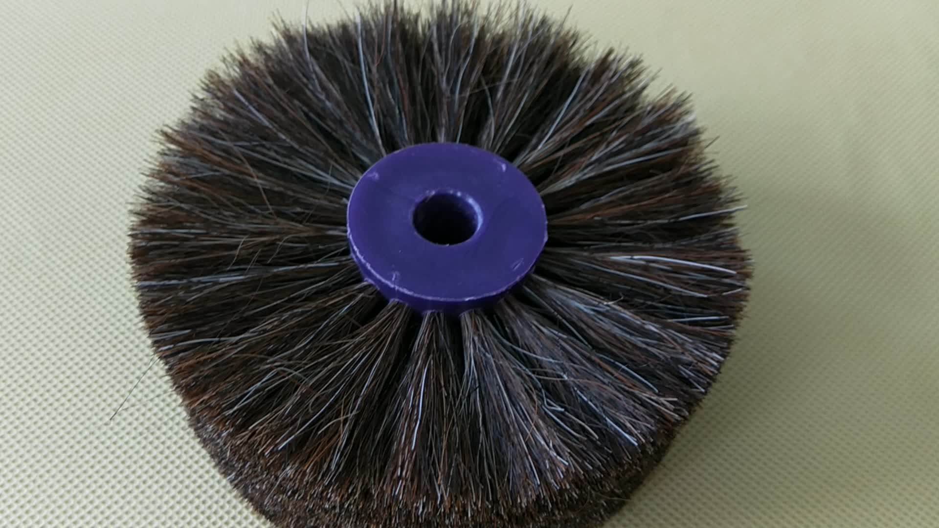 Horse Hair Shoe Polishing Wheel Brush - Buy Horse Hair Shoe Polishing ...