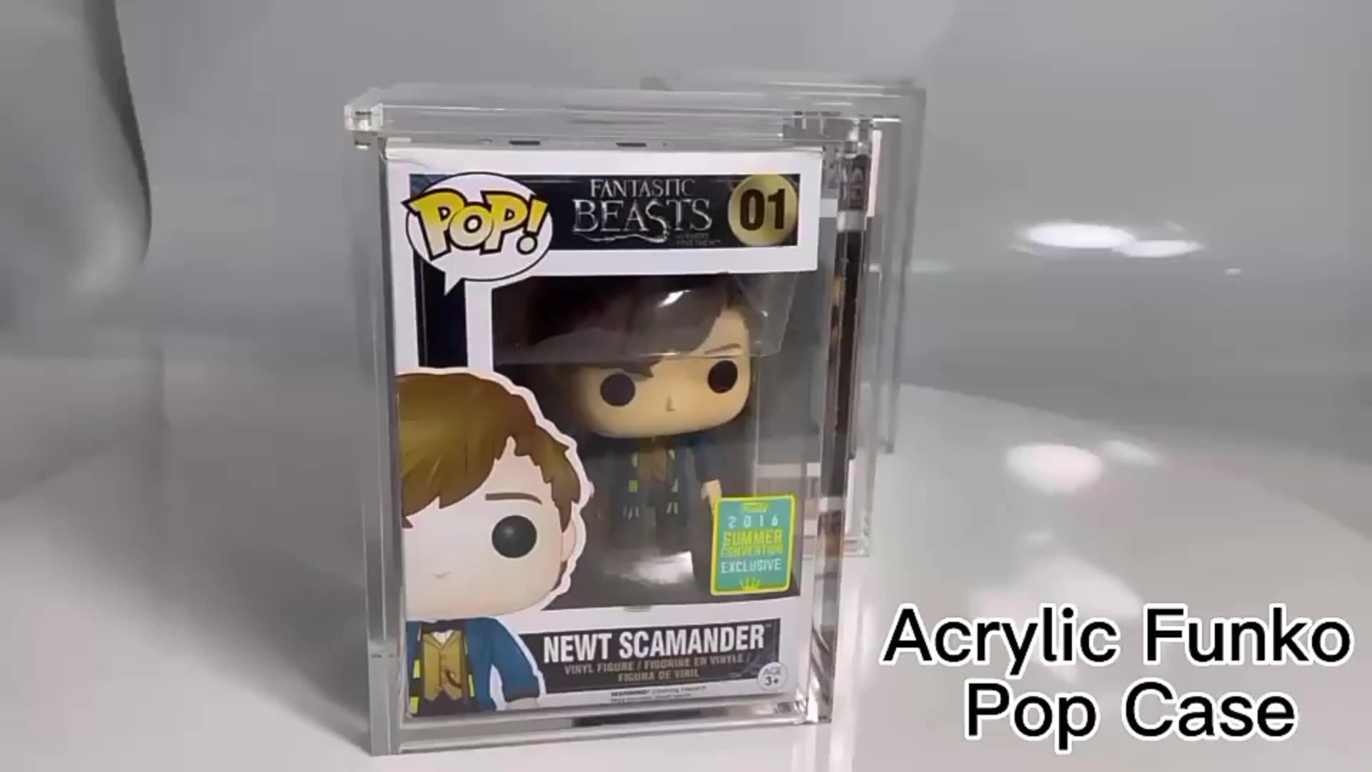 Acrylic Clear Custom Funko Pop Display Box And Organizer With Magnetic ...
