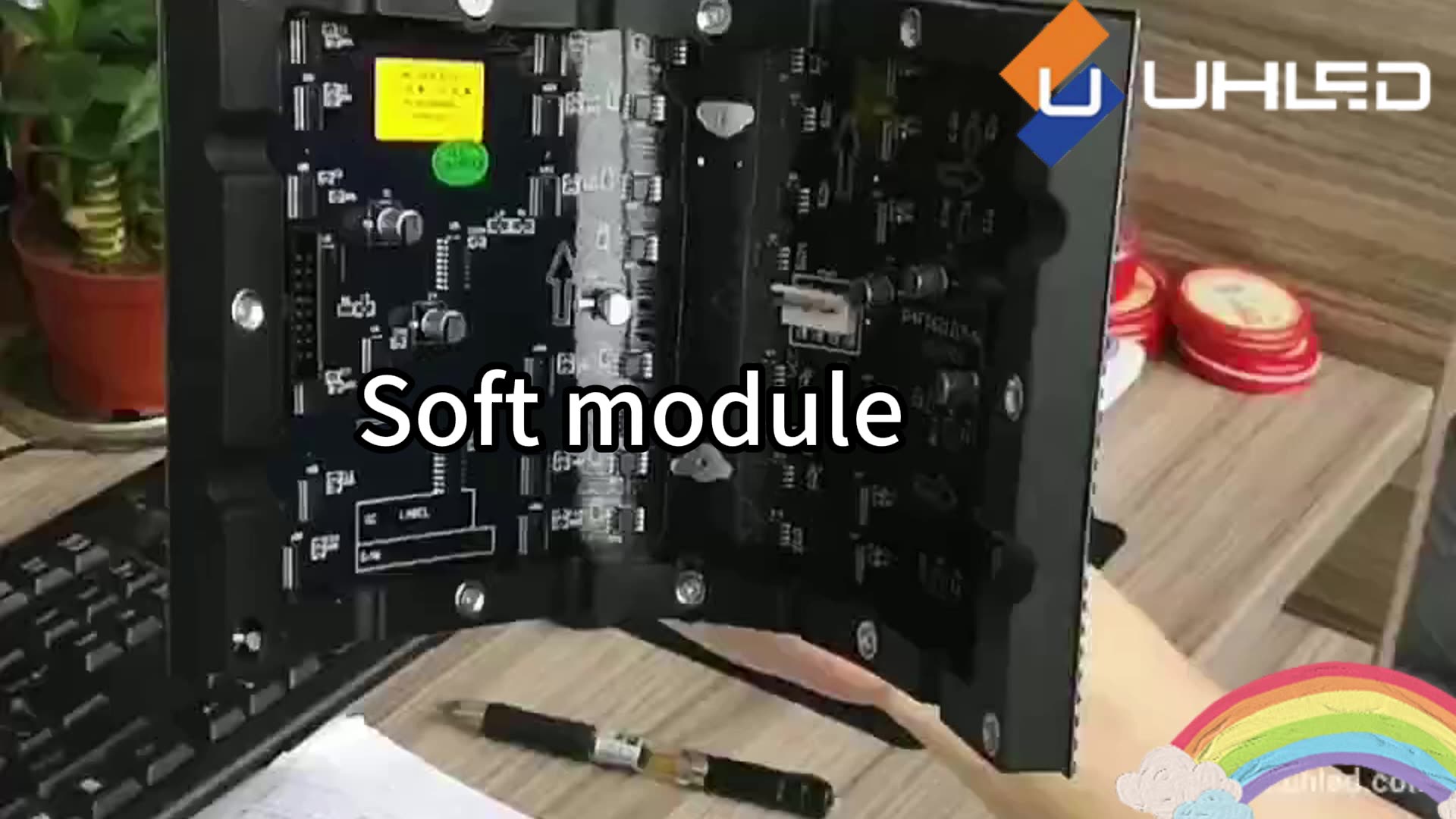 Customized Uhled Soft Led Module Led Screen P1.875 P2 P2.5 High Brightness Flexible Video Wall ...