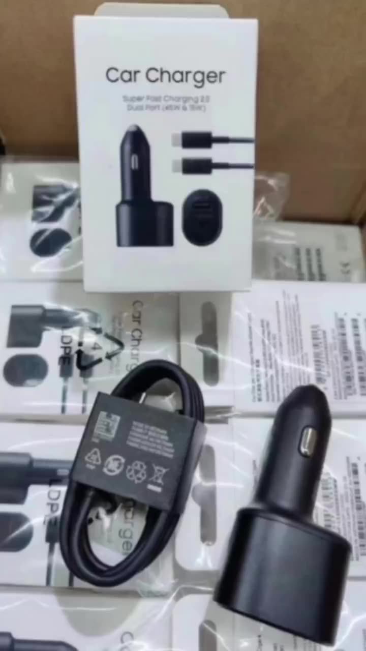 Super Fast Charging 2.0 Dual Port Car Chargeur Type C Cable 45w Pd Usb ...