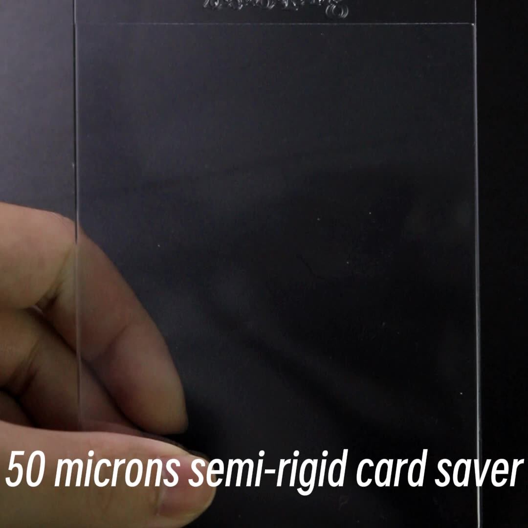 Sanseking Pvc Semi-rigid Card Holders Trading Card Sleeves Grading ...