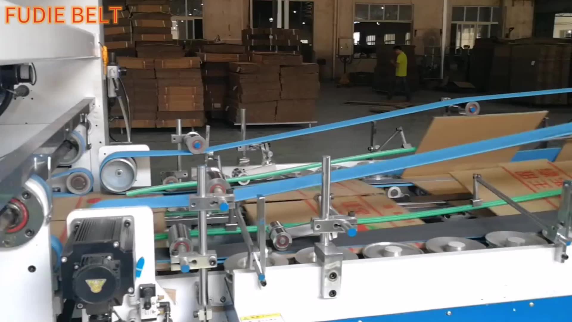 Paper Feeding Belts Folding Cartons Folder Gluer Belt Box Making ...