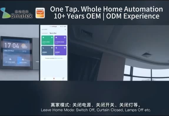Smatek S6e Tuya 4" Home Automation Dashboard Iot Integration For Smart ...