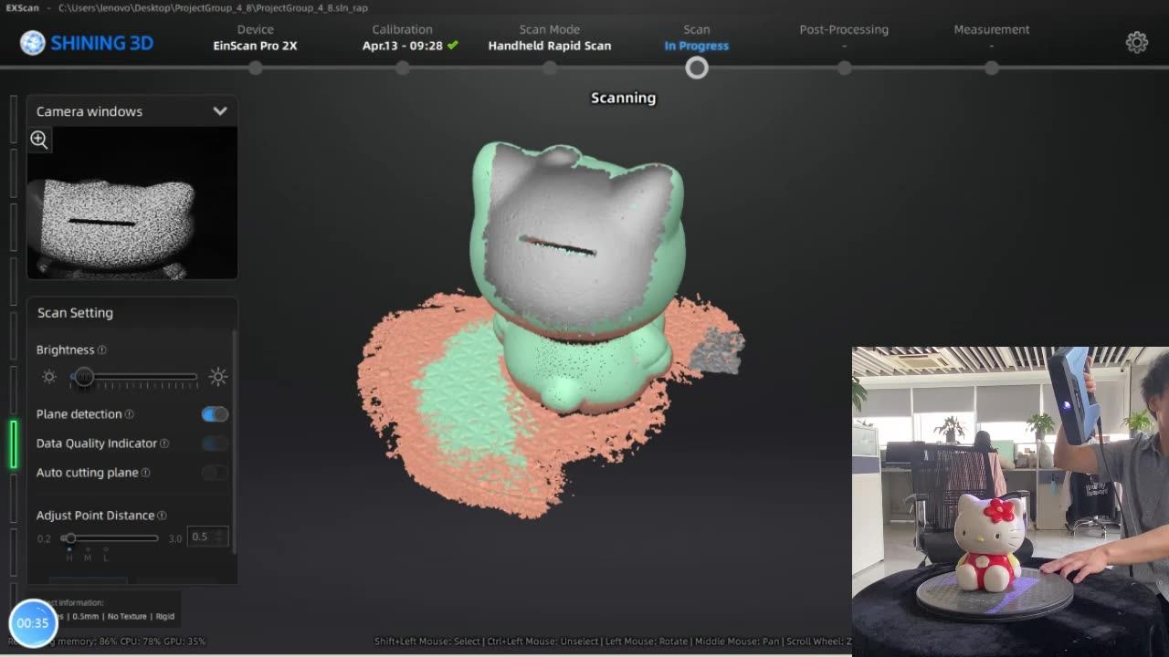 Laser 3d Scanner/handheld 3d Scanner /vertical Scanner Fast Scanning ...