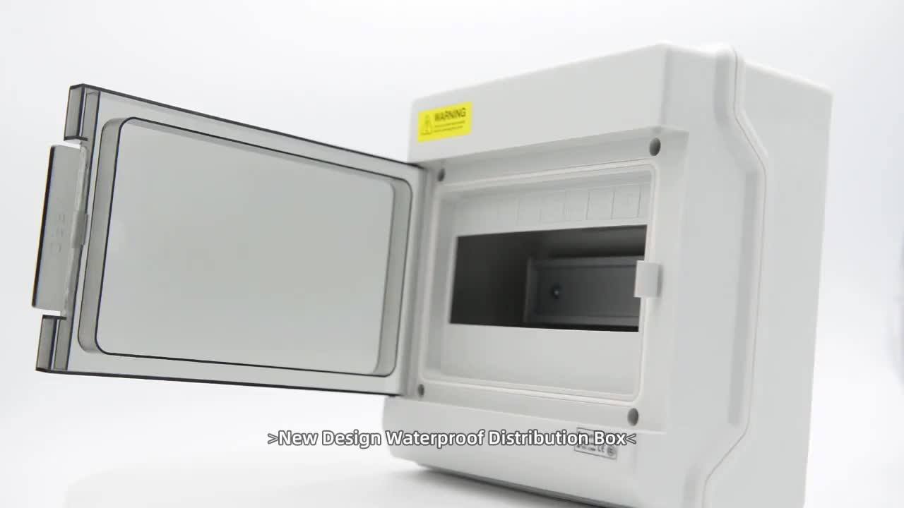 Zcebox 6 Way Pc Out Door/indoor Gray Waterproof Ip65 Distribution Box 6 ...