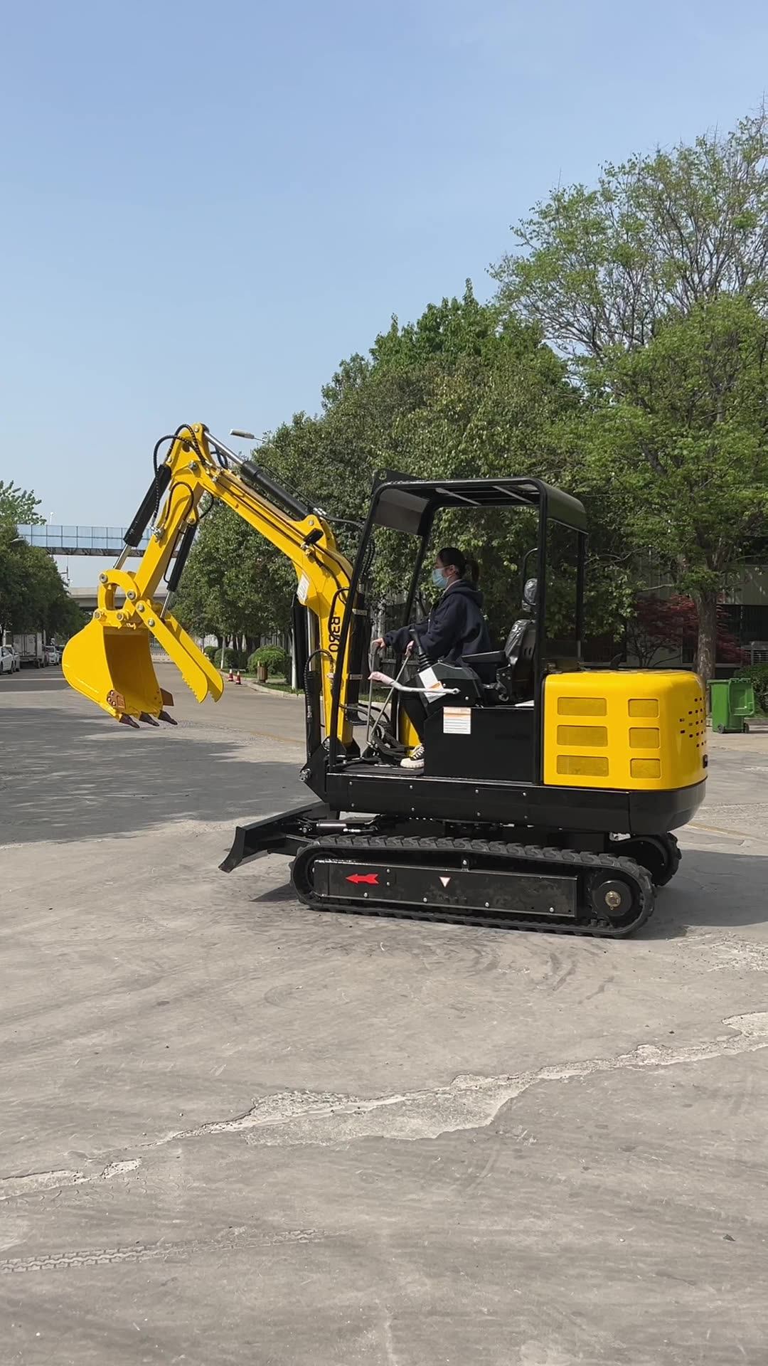 Rippa Small Mini Excavators Machine 3t 4t 5t 4 5 3 Ton Crawler Bagger ...