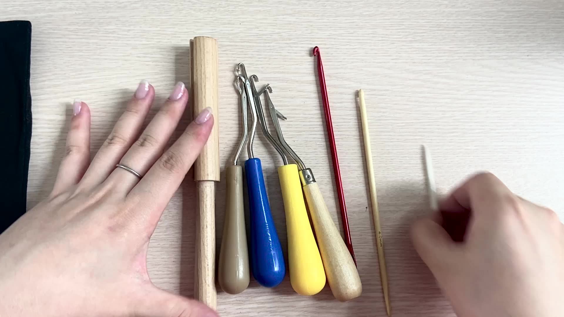 8 Pcs 50*50cm Blank Rug Hooking Mesh Canvas Kit With Latch Hook Tools ...