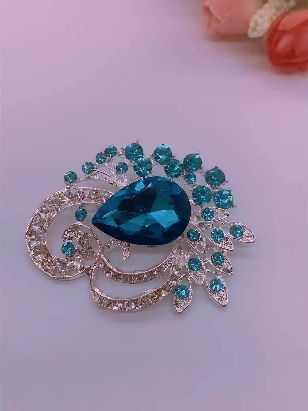 Wholesale Party Clothes Dress Fashion Brooch Pins Enamel Rhinestone ...