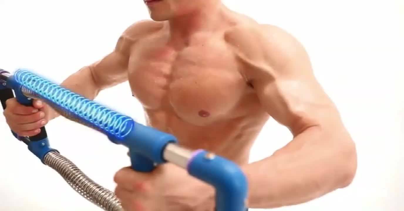 Wellshow Sport Chest Expander Push Down Bar Total Upper Body Press Down ...