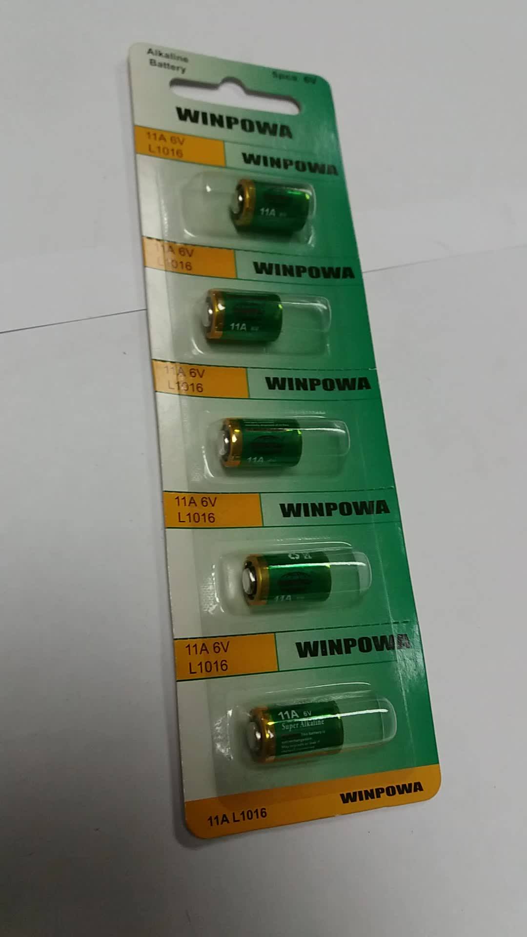 Dry Batteries 11a 6v Battery L1016 Non Rechargeable Alkaline Battery ...