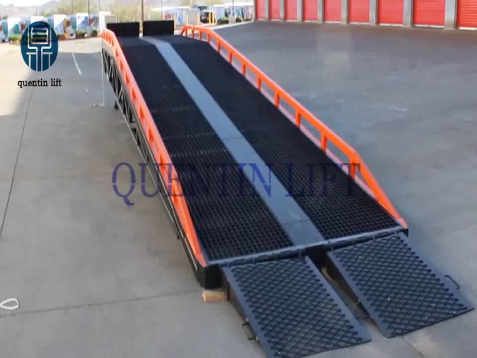 8000kg Stationäre Rampe Hydraulische Garage Auto Rampe Mobile Dock Yard ...