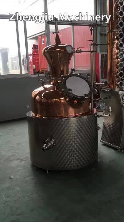 Copper Pot Still Column Gin Basket Mini Distillery - Buy Copper Pot ...