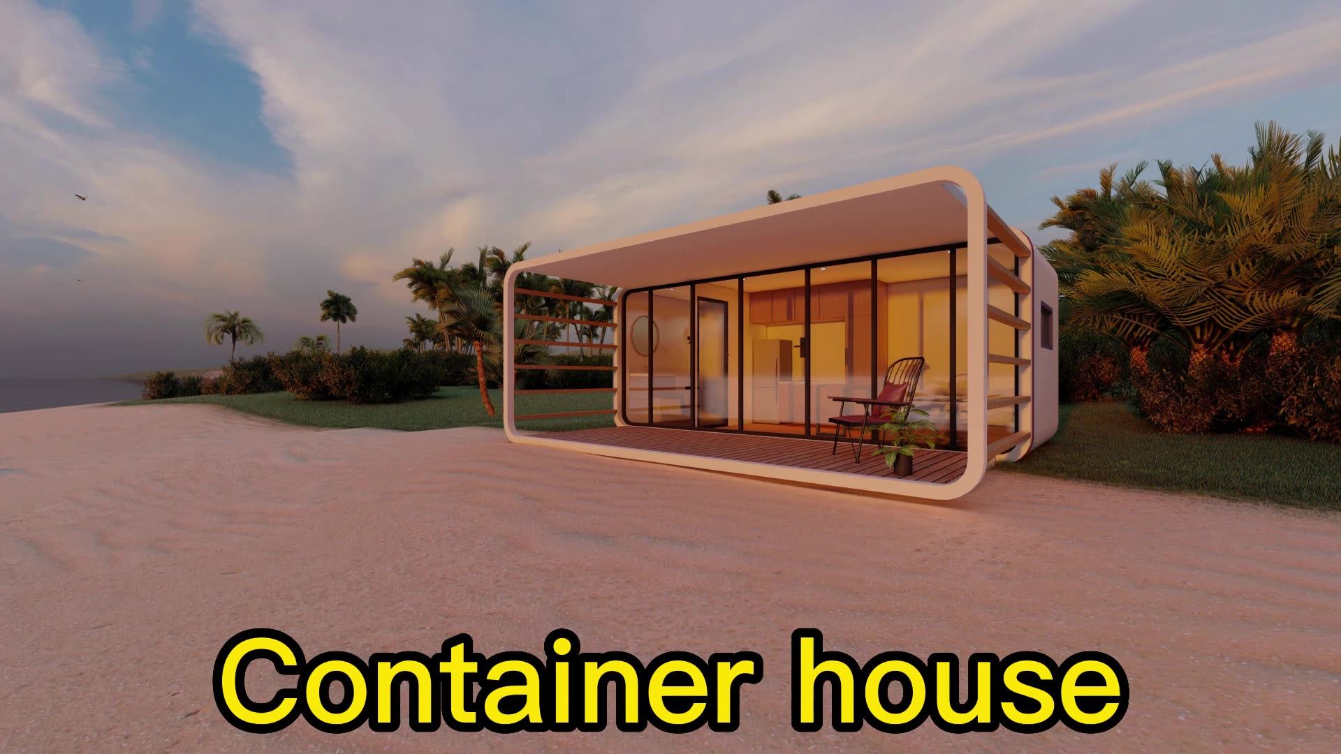 Outdoor Large Prefab House Mobile Container House Modular Homes With ...