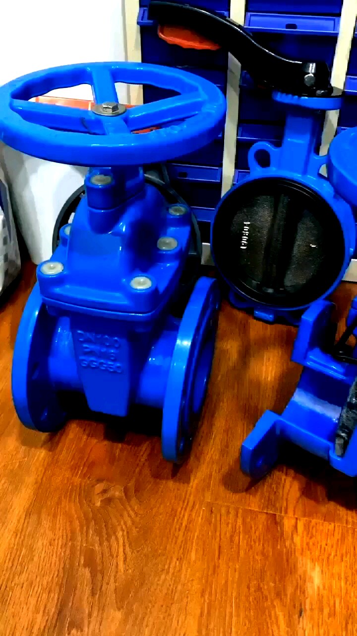 Goldensea 4 Inch Ductile Cast Iron Resilient Seated Gate Valve Price ...