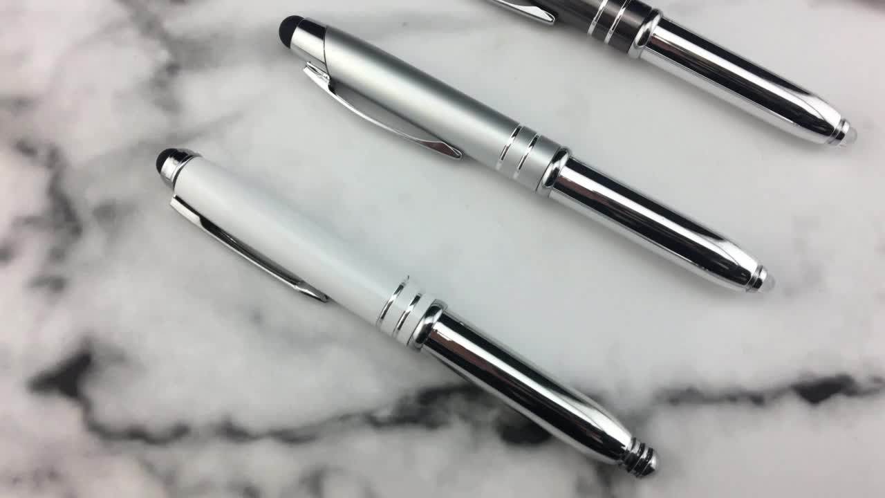 Metal Fancy 3 In 1 Gift Stylus Luxury Pens With Custom Logo,Promotion ...
