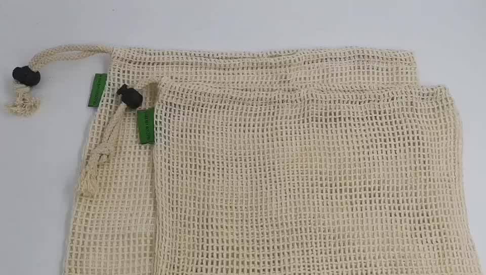 Natural Biodegradable Shopping Bags String Net Bags For Travel Market ...