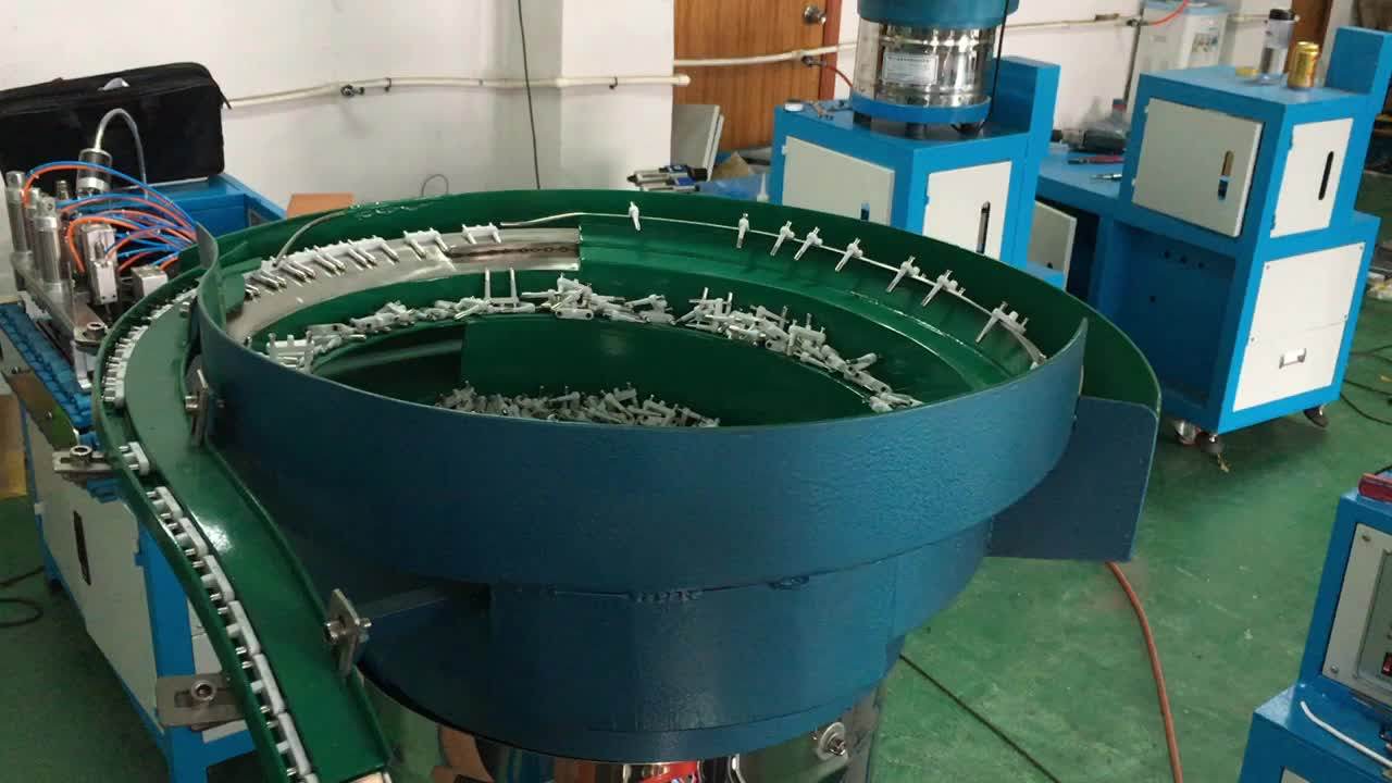 American Standard 3 Pin Plug Insert Making Machine Terminal Crimping ...