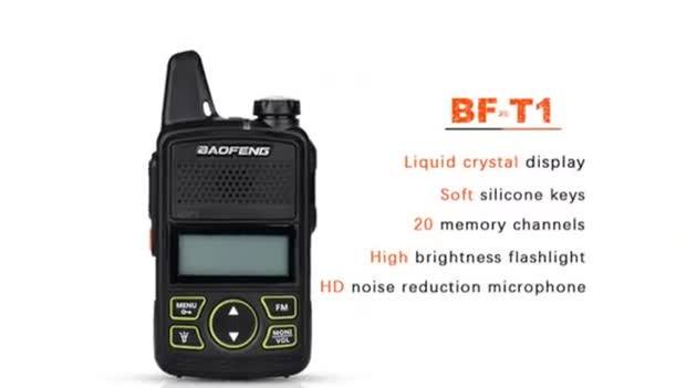 Baofeng Walkie Talkie Mini Handy Talky Ham Radio China Am Fm Radio Kids ...