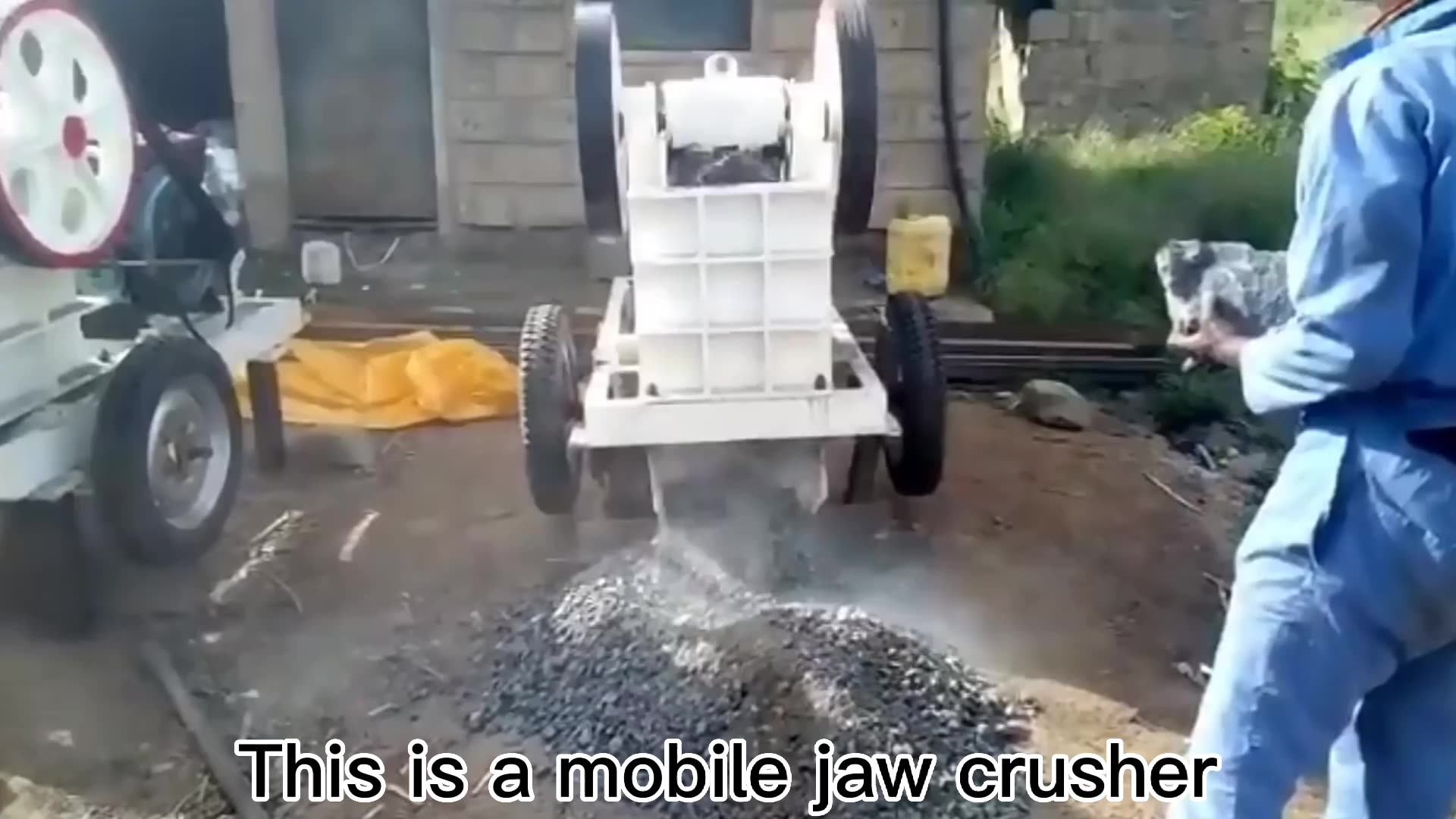 Pe 150x250 Small Mini Mobile Diesel Engine Stone Crushing Machine Jaw ...