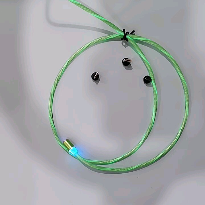 Luminous Magnetic Cable 1m/2m 3 In 1 Phone Fast Charging Cable For ...