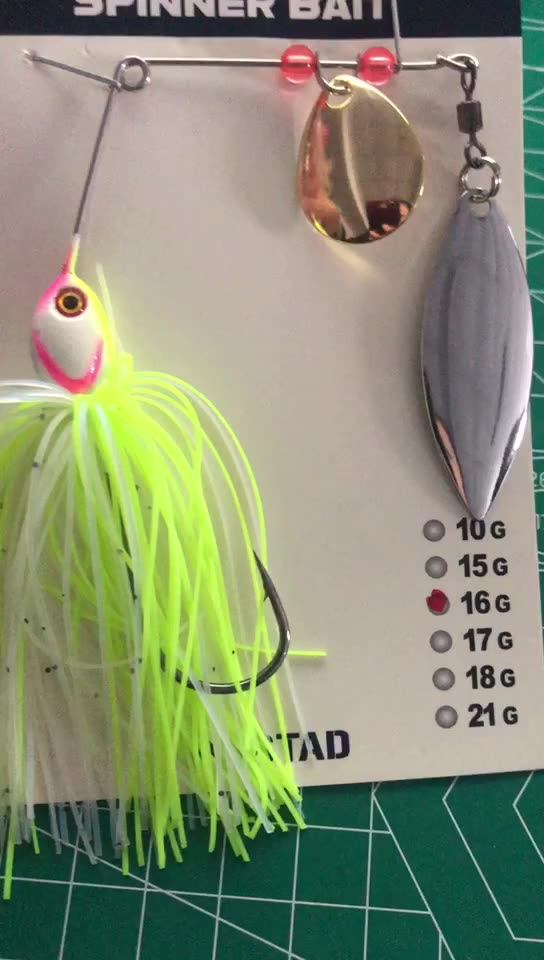 Superiorfishing Spinner Bait 16g Booyah Jig Nories Deeper Range Bait ...