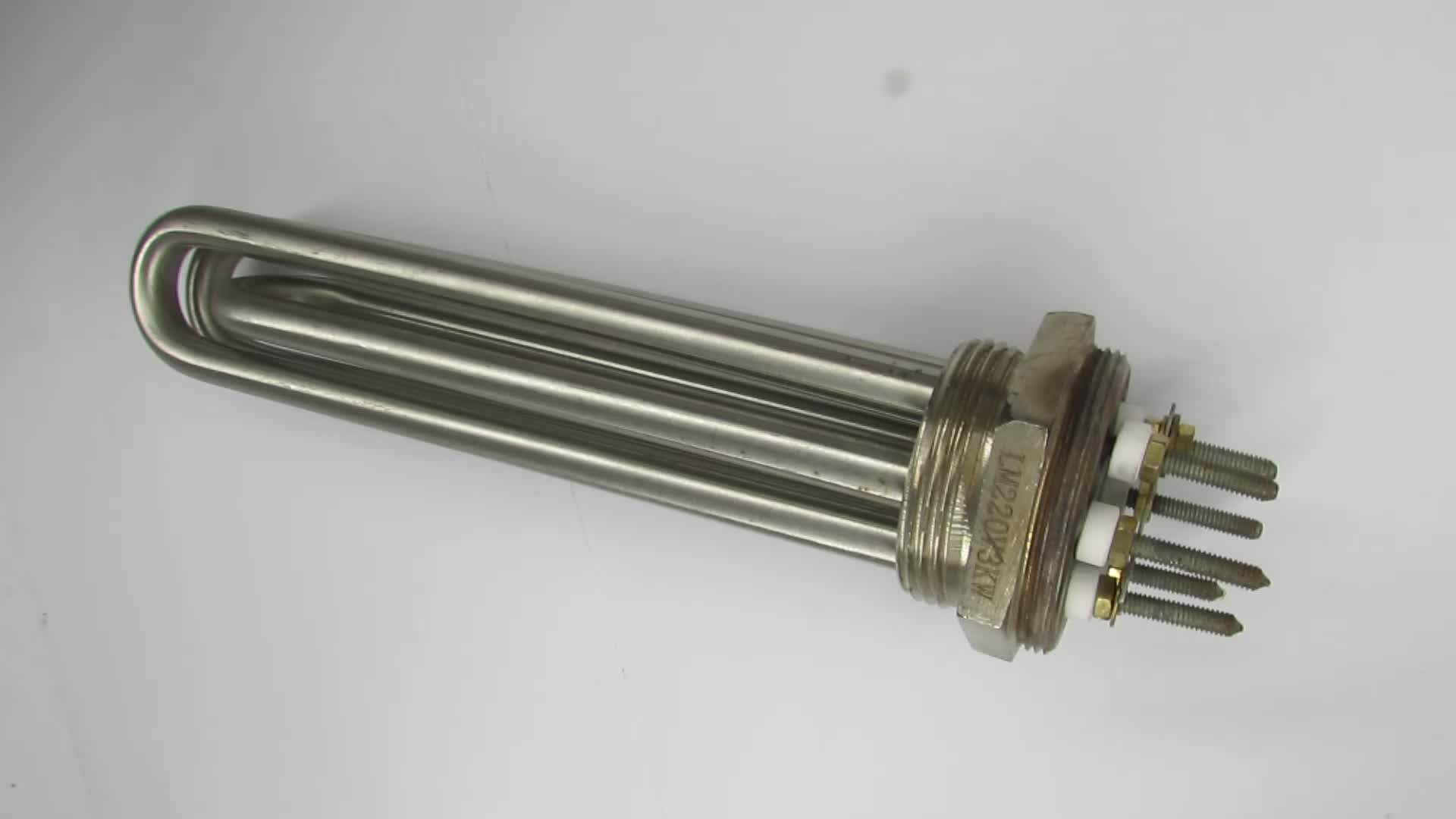 220v 12kw Electric Tubular Heating Element Immersion Water Heater - Buy ...