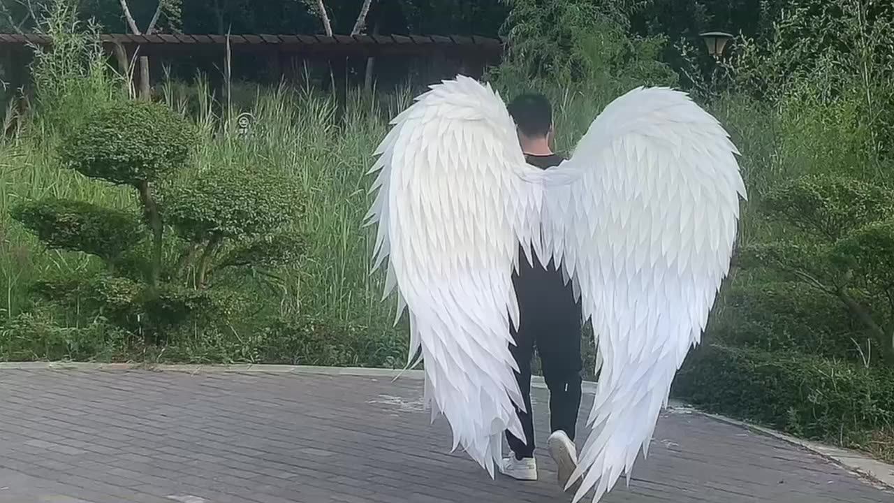 Victoria's Secret Angel Wings Model Shows White Adult Photography Props ...