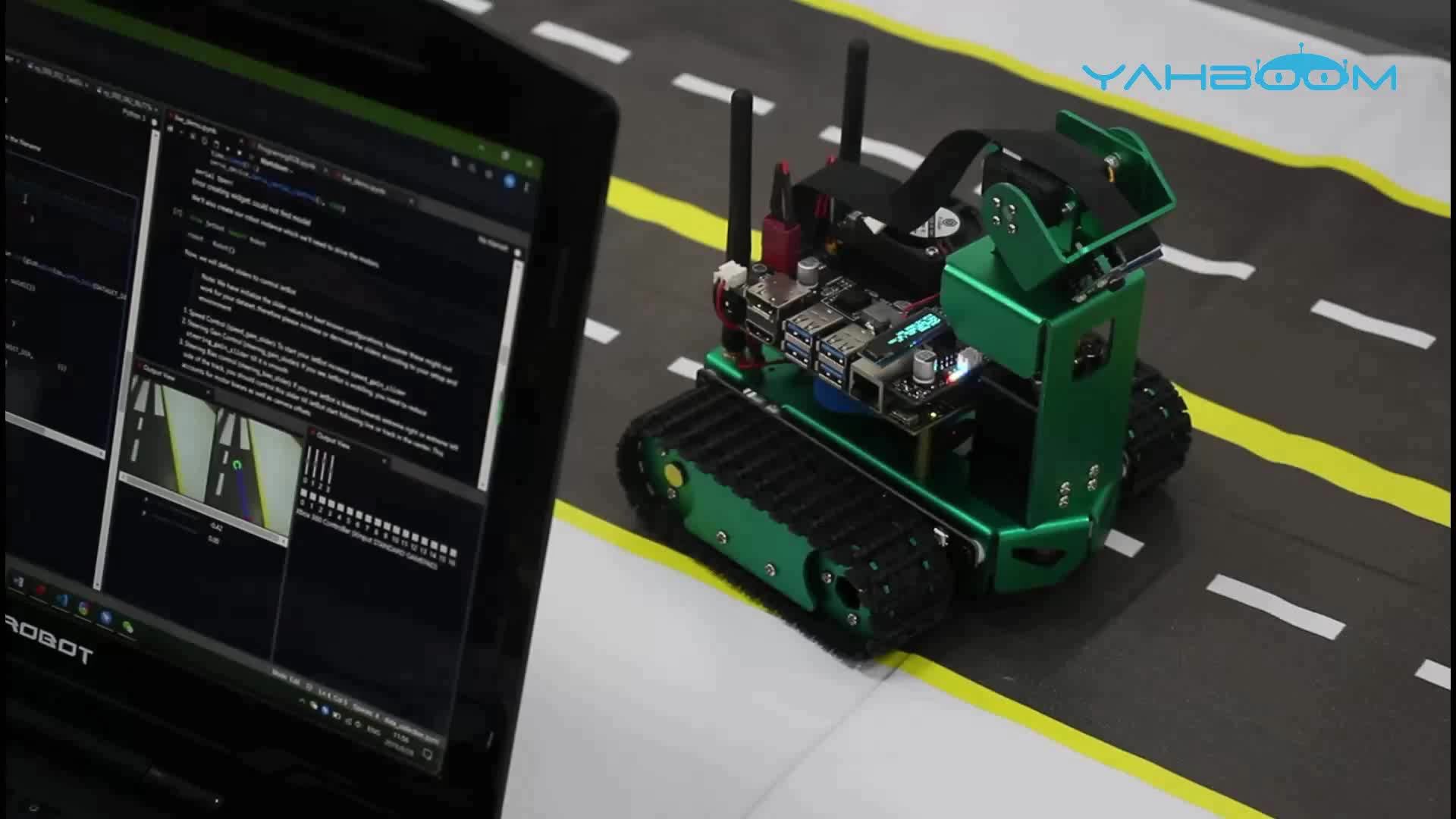 Yahboom Autopilot Map For Jetbot Ai Robot Car Training Visual Tracking ...