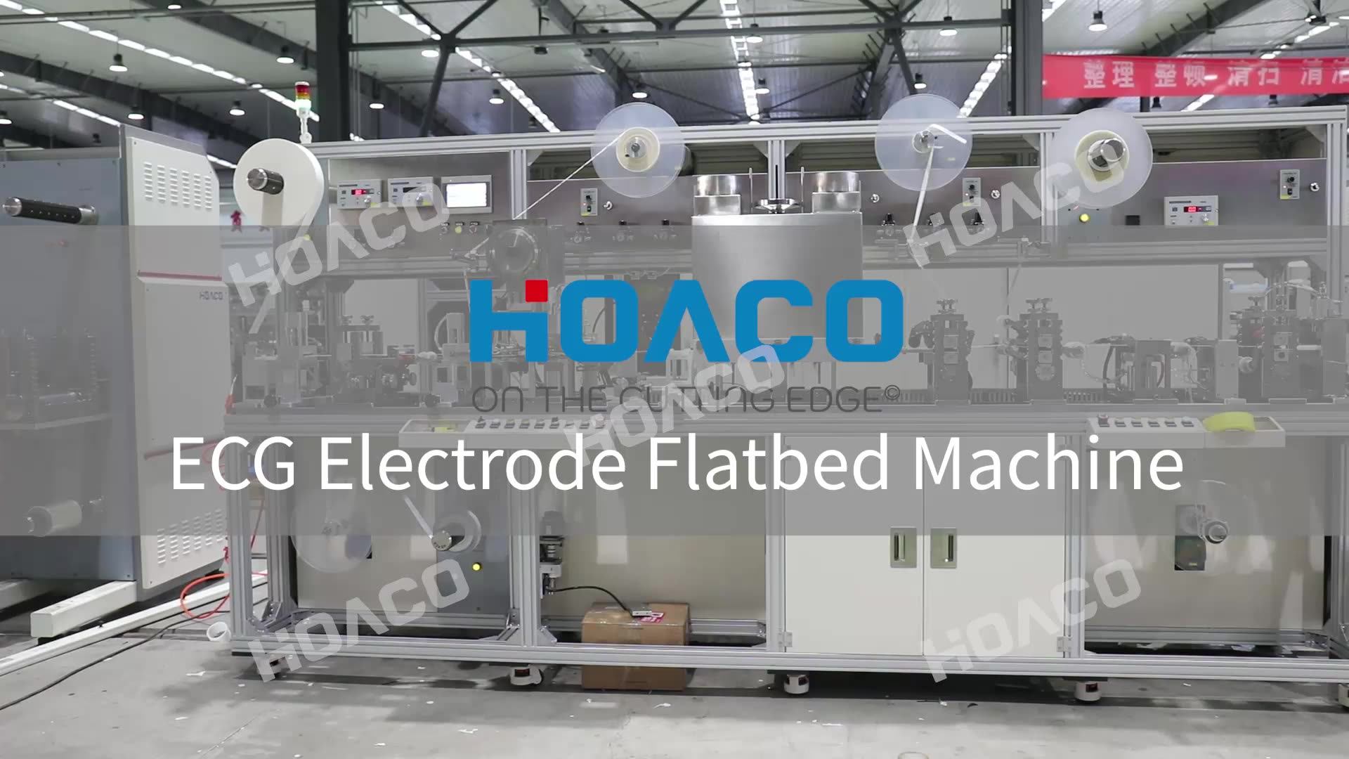 Hoaco Ecg Electrodes Flatbed Machine - Buy Ecg Electrodes Flatbed ...