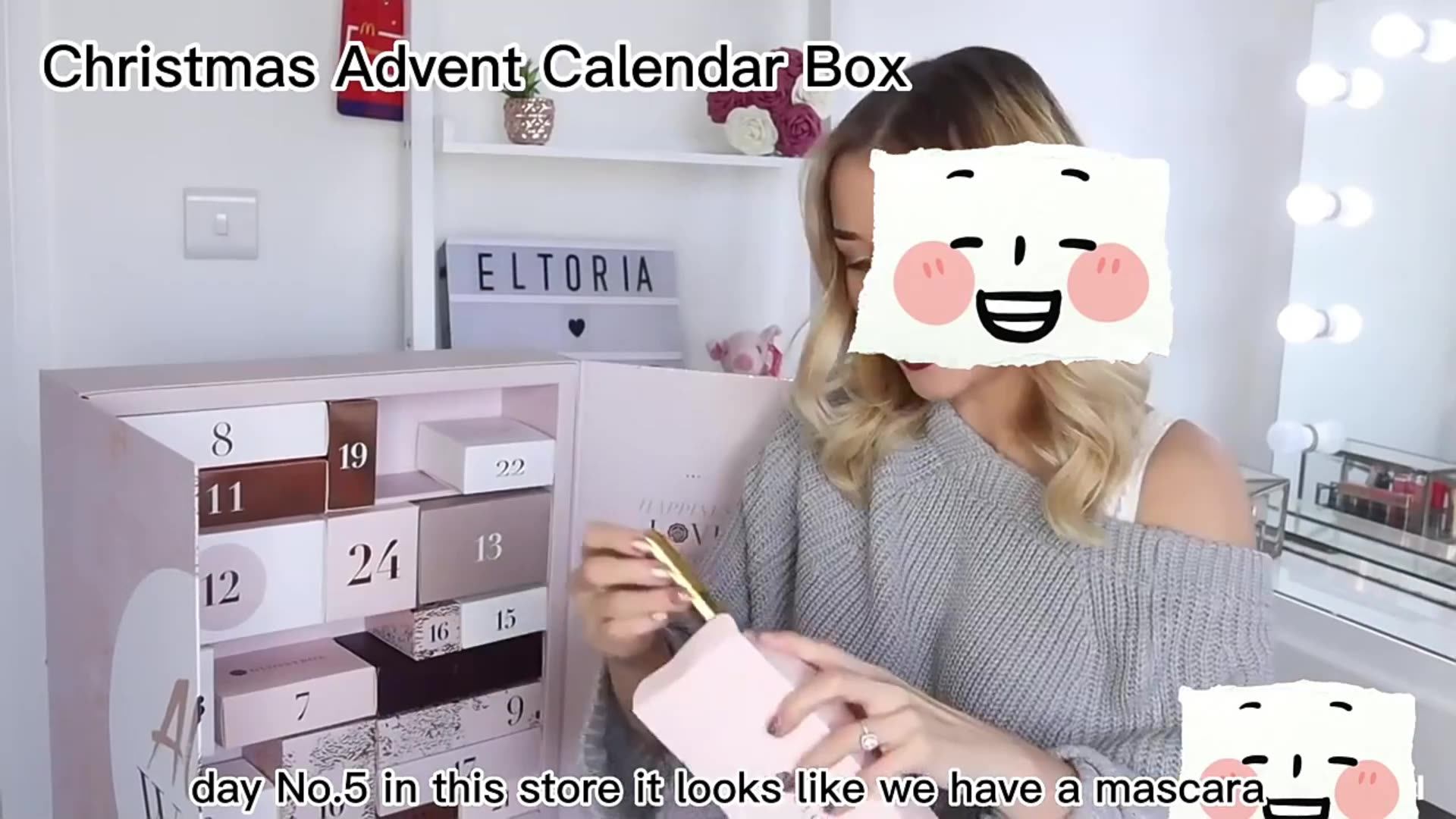 Custom Luxury Cardboard Ramadan Cosmetic Packaging Box Countdown ...