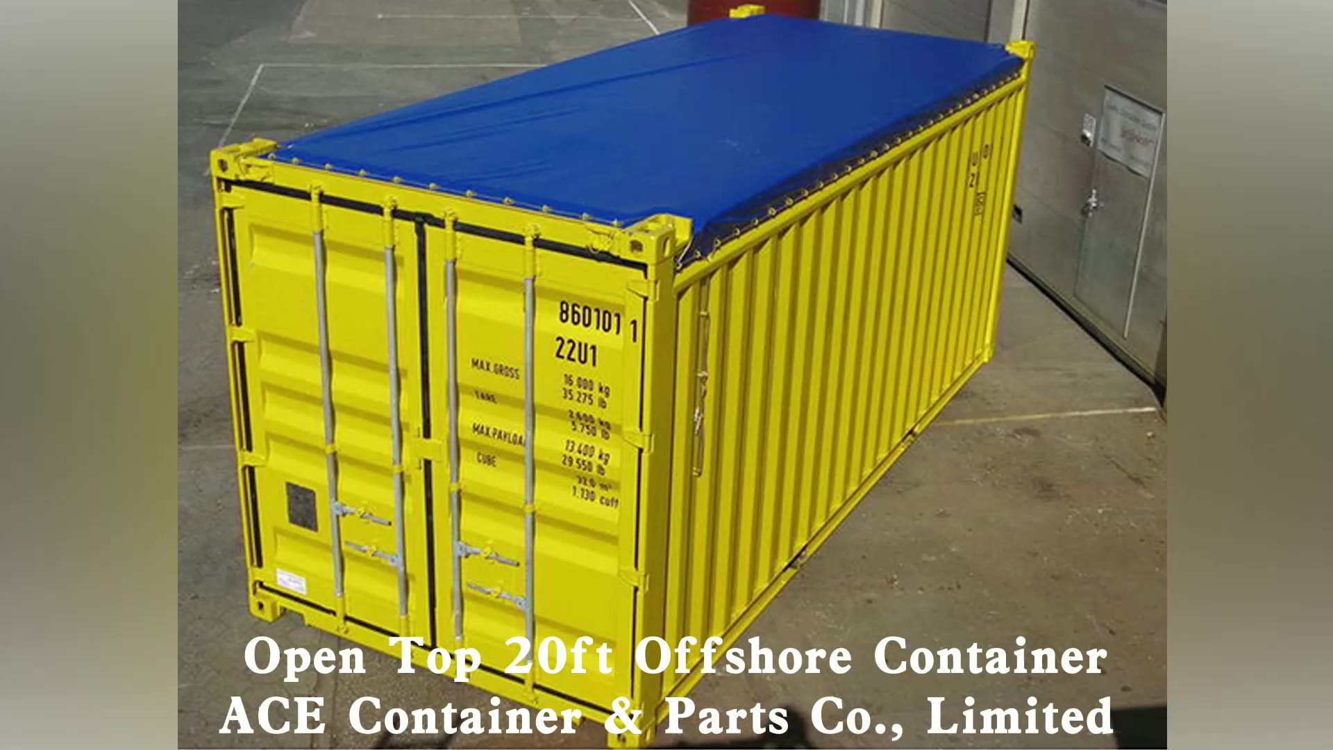 DNV 2.7-1 Standard Open Top 20ft Offshore Container, View offshore ...