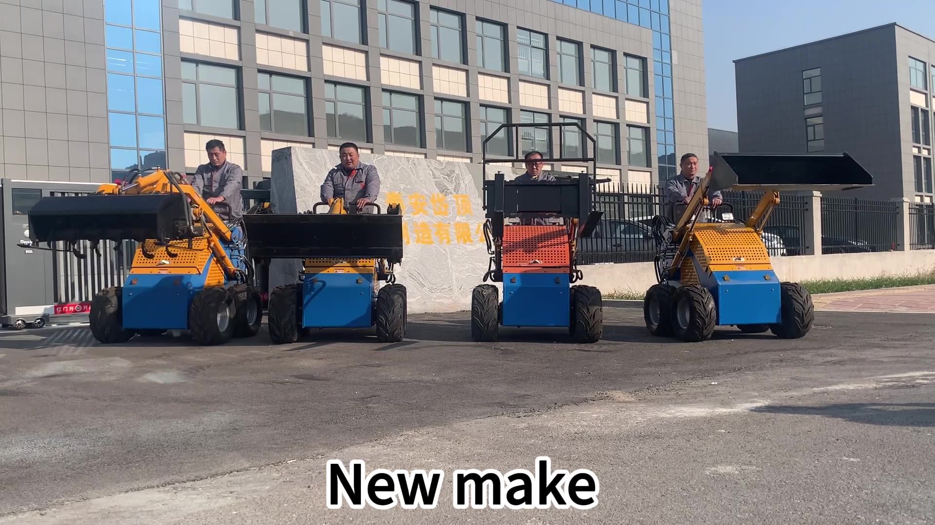 Cheap Price Hydraulic Winch Crawler Multipurpose Walk Behind Skid Steer ...