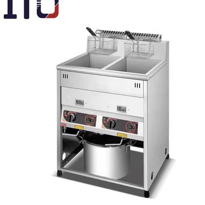 Bd-20leuw Free Standing Fried Chicken Fryer Machine/kfc Deep Fryer ...