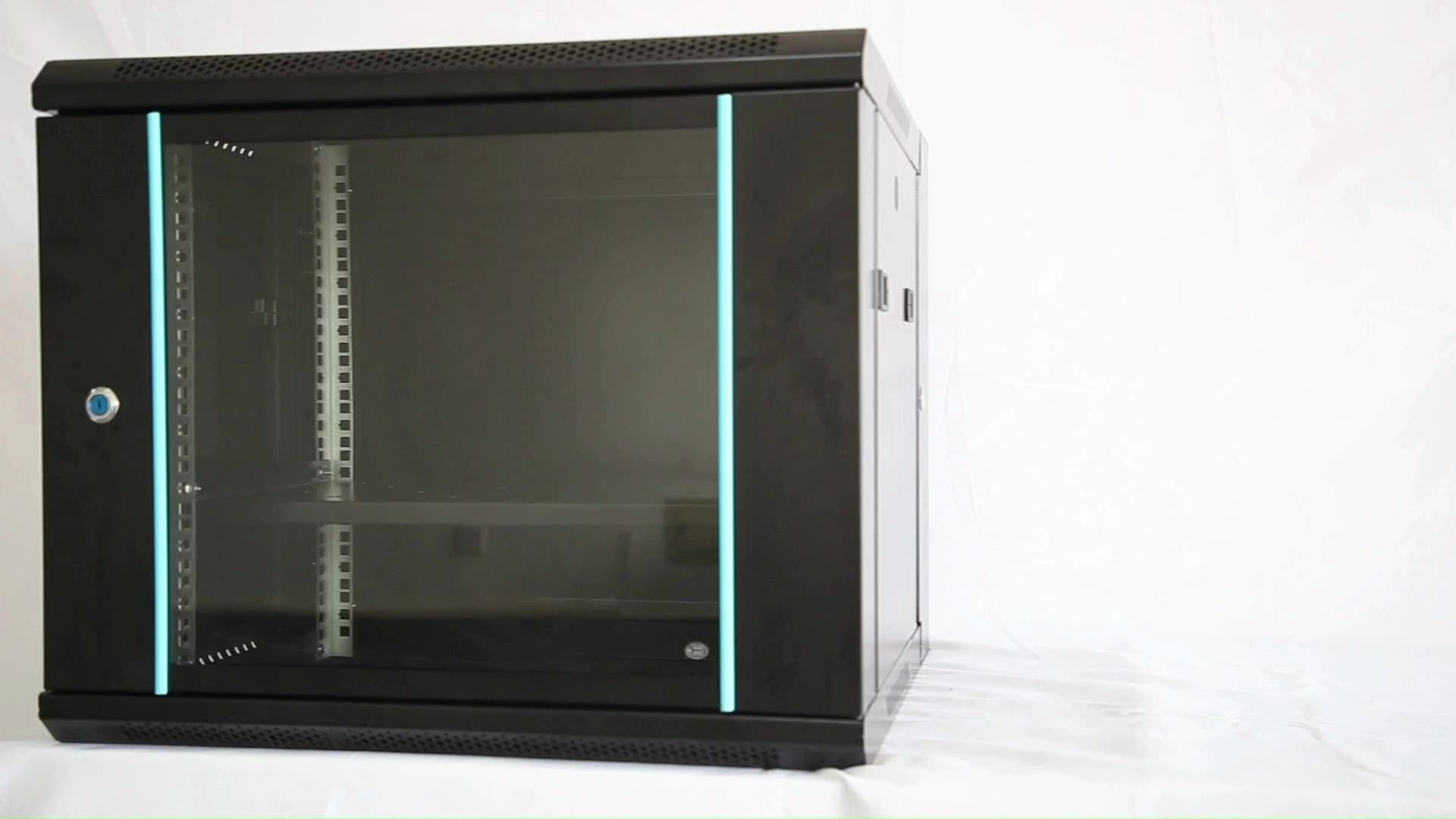 Wall-mounted Double Section 9u Rack Server Cabinet Manufacturer Swing ...