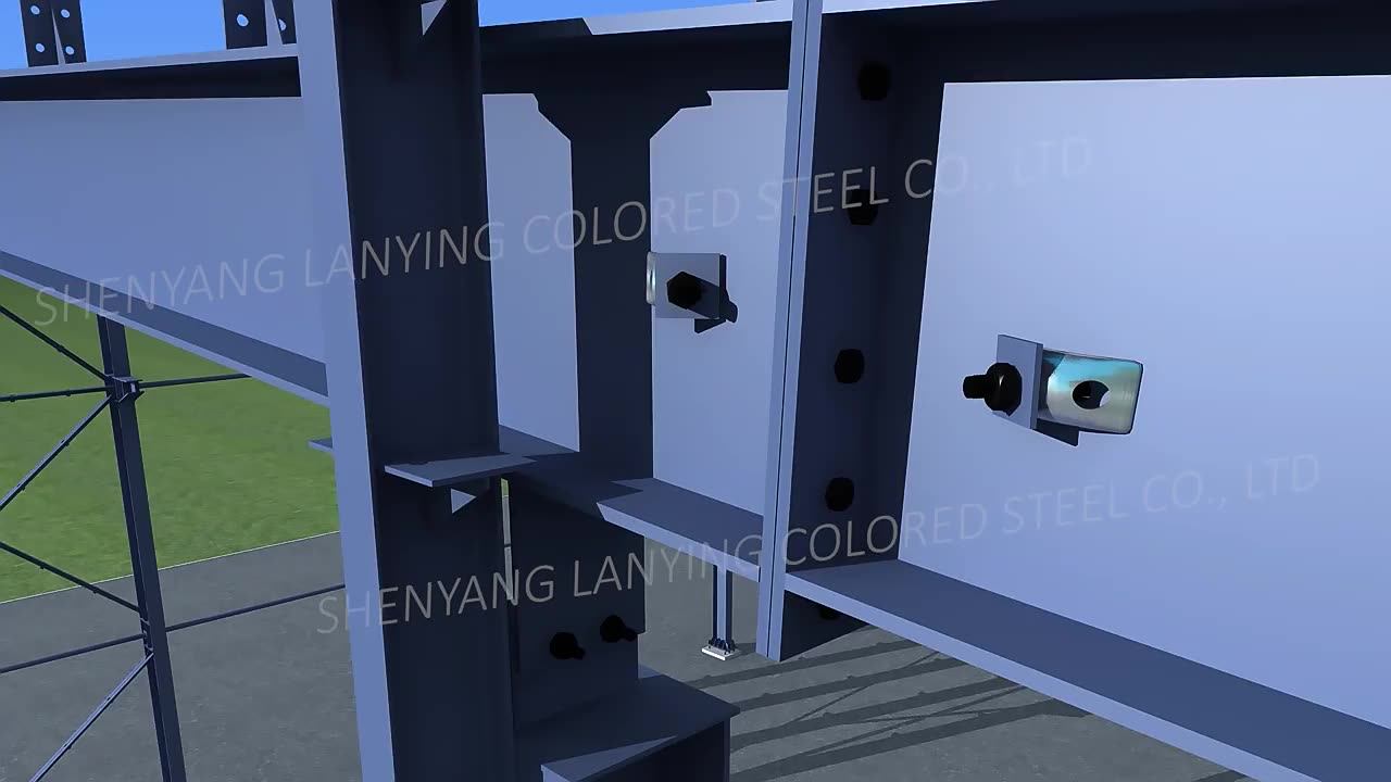 Light Gauge Steel Framing Long-span Steel Structural Prefabricated Hall ...