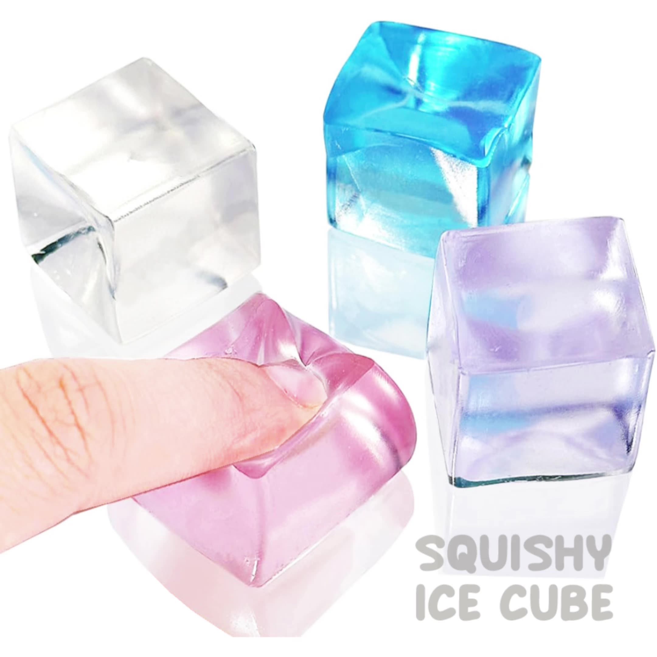 Simulation Ice Cube Stress Ball Squishy Toy Funny Ice Cubes Halloween ...