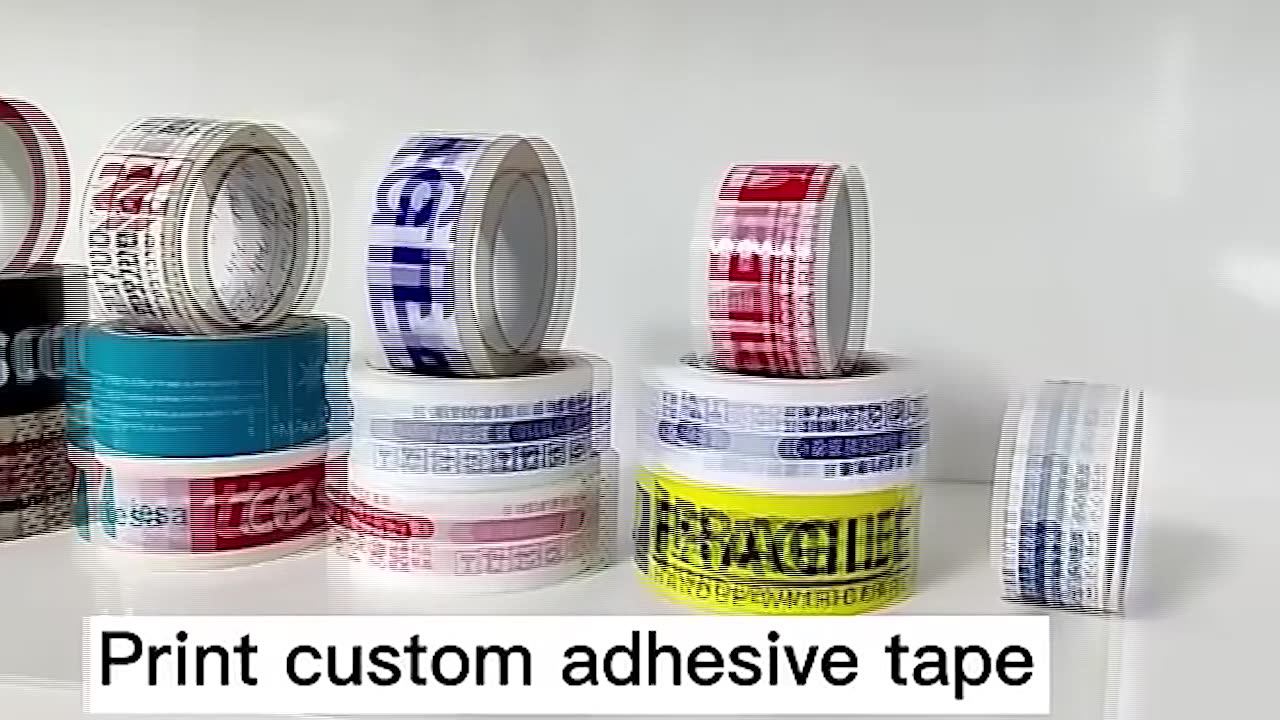 Branded Custom Packing Tape Strong Adhesive Printed Tape Roll Printed ...