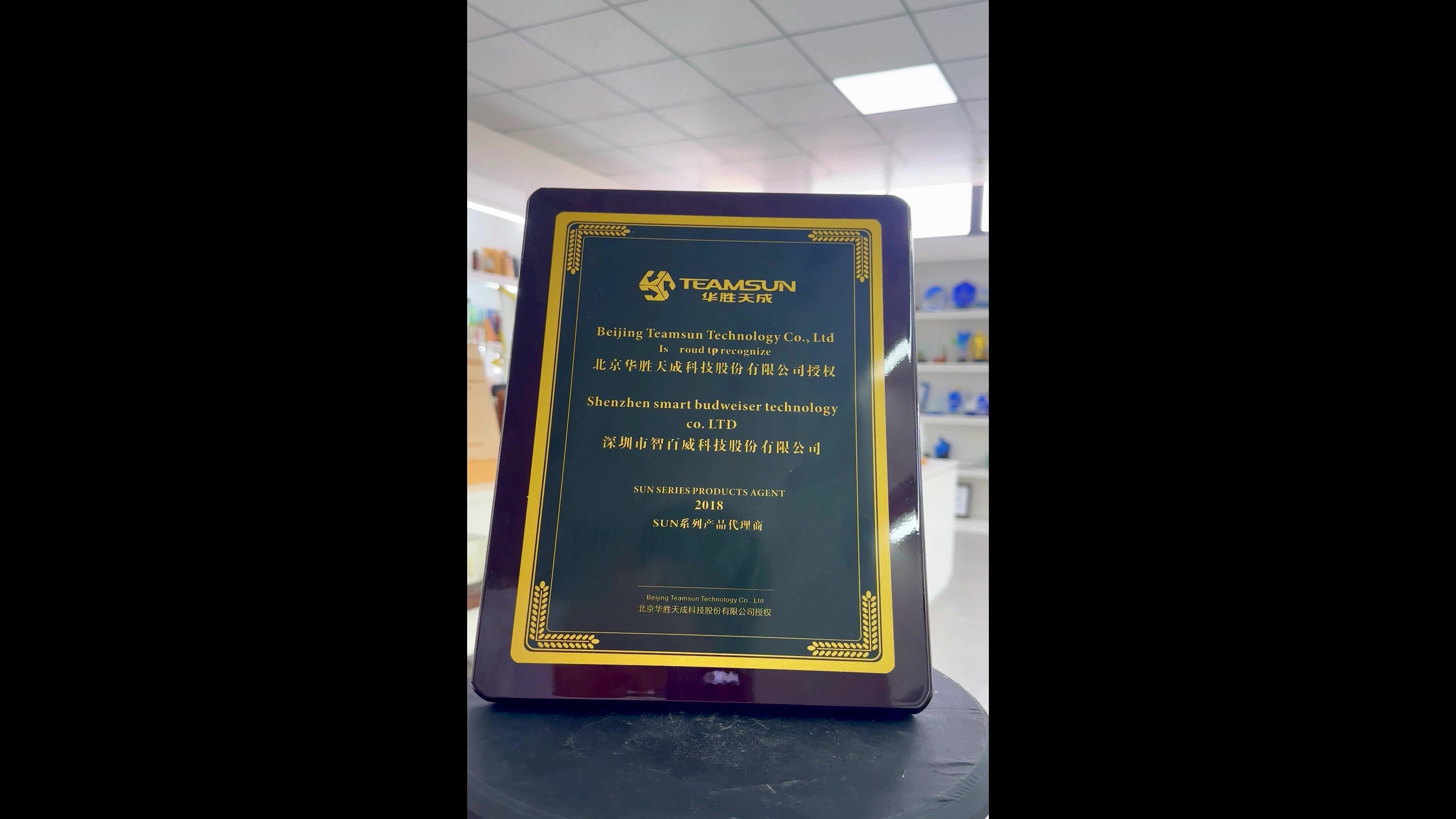 Wholesale New High Quality Solid Wood Carved Trophies Cooperation ...