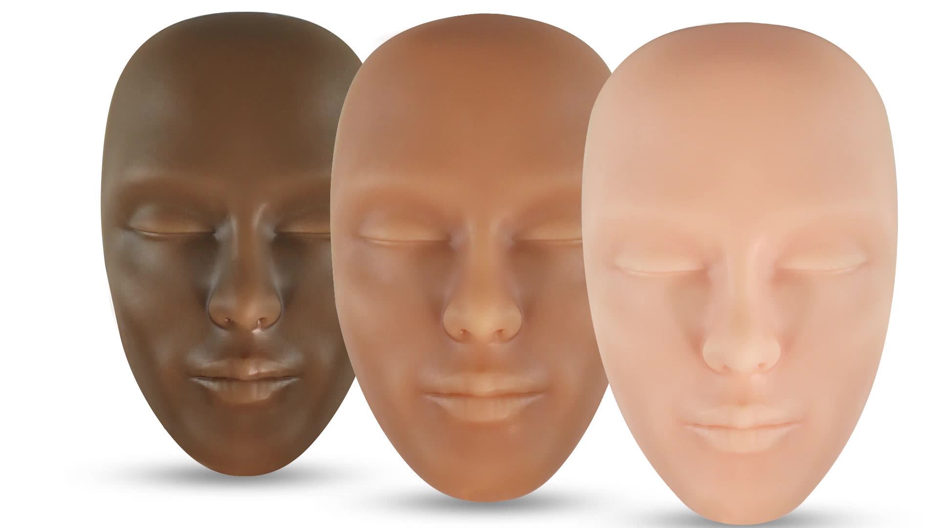 Nude 5d Full Face Silicone Practice Skin Realistic Pmu Skin ...