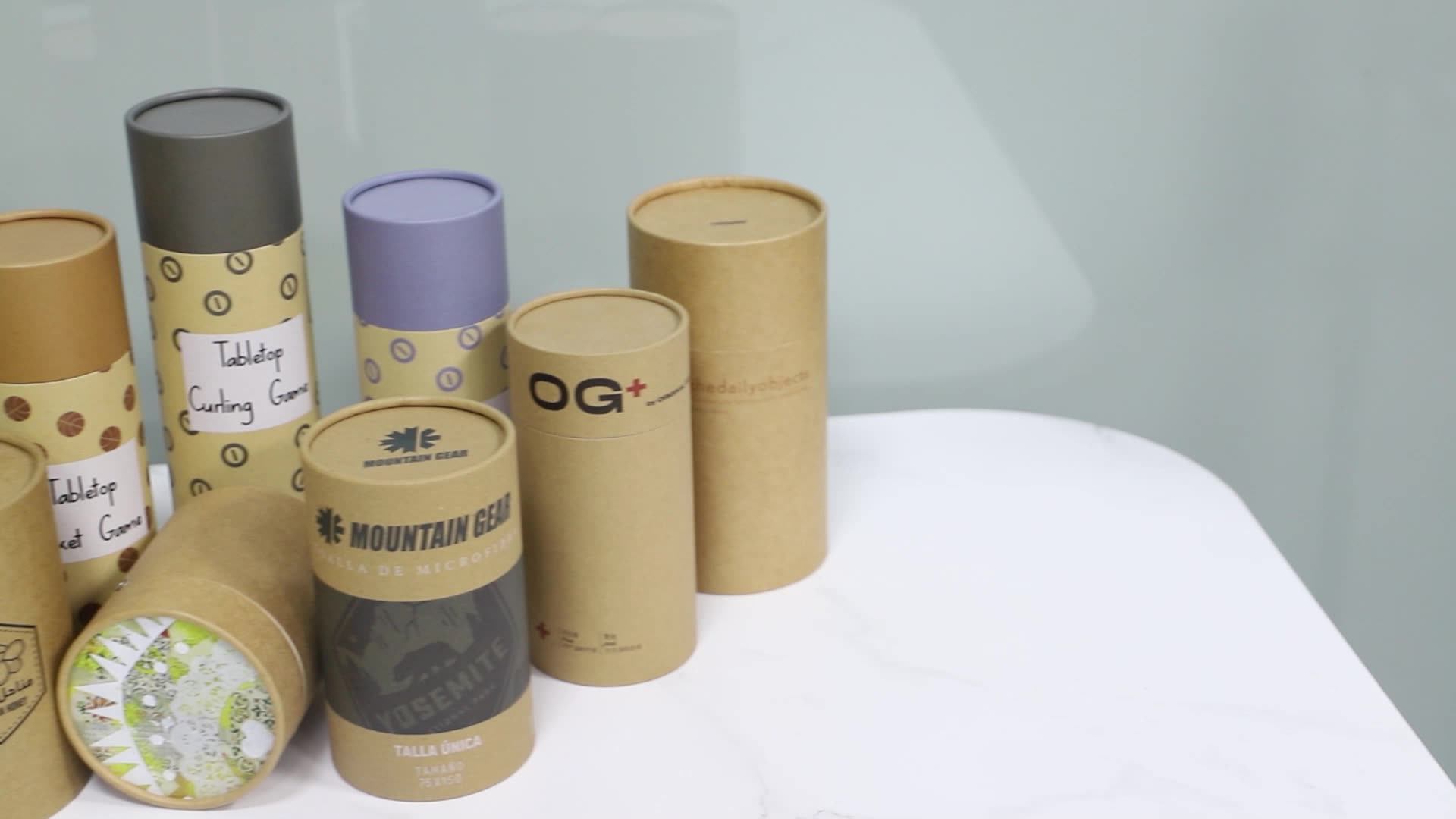 Biodegradable Cardboard Container Blush Talcum Powder Cosmetic ...