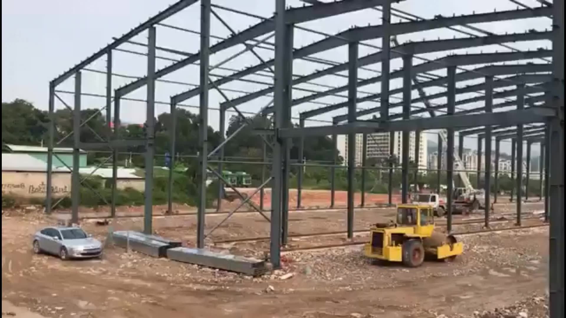 Economical 1000 Square Industrial Warehouse Building Designs Steel Roof ...