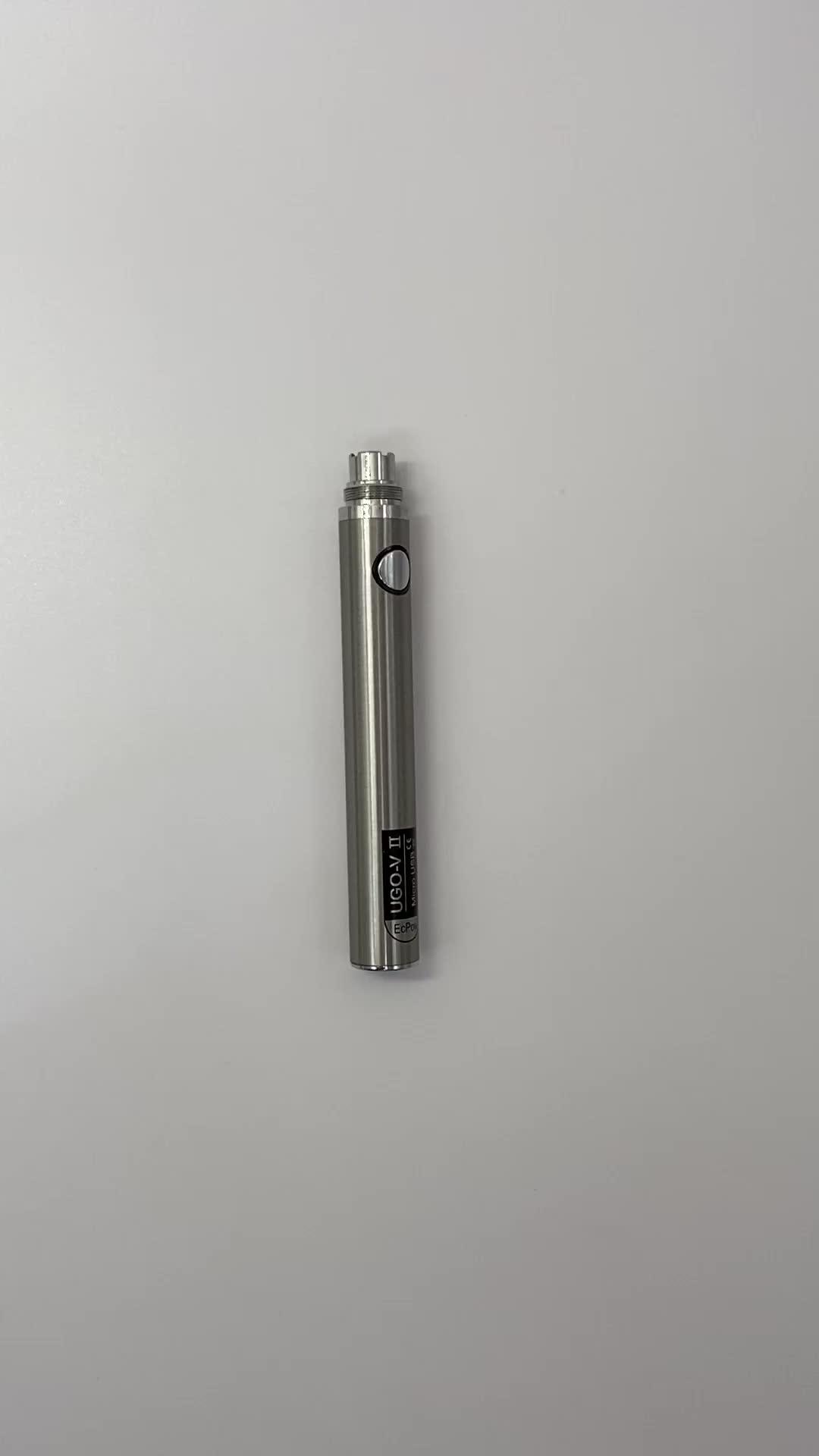 Custom Logo 510 Thread Battery Vape Carts Preheating Atomizer Ugo V2 ...