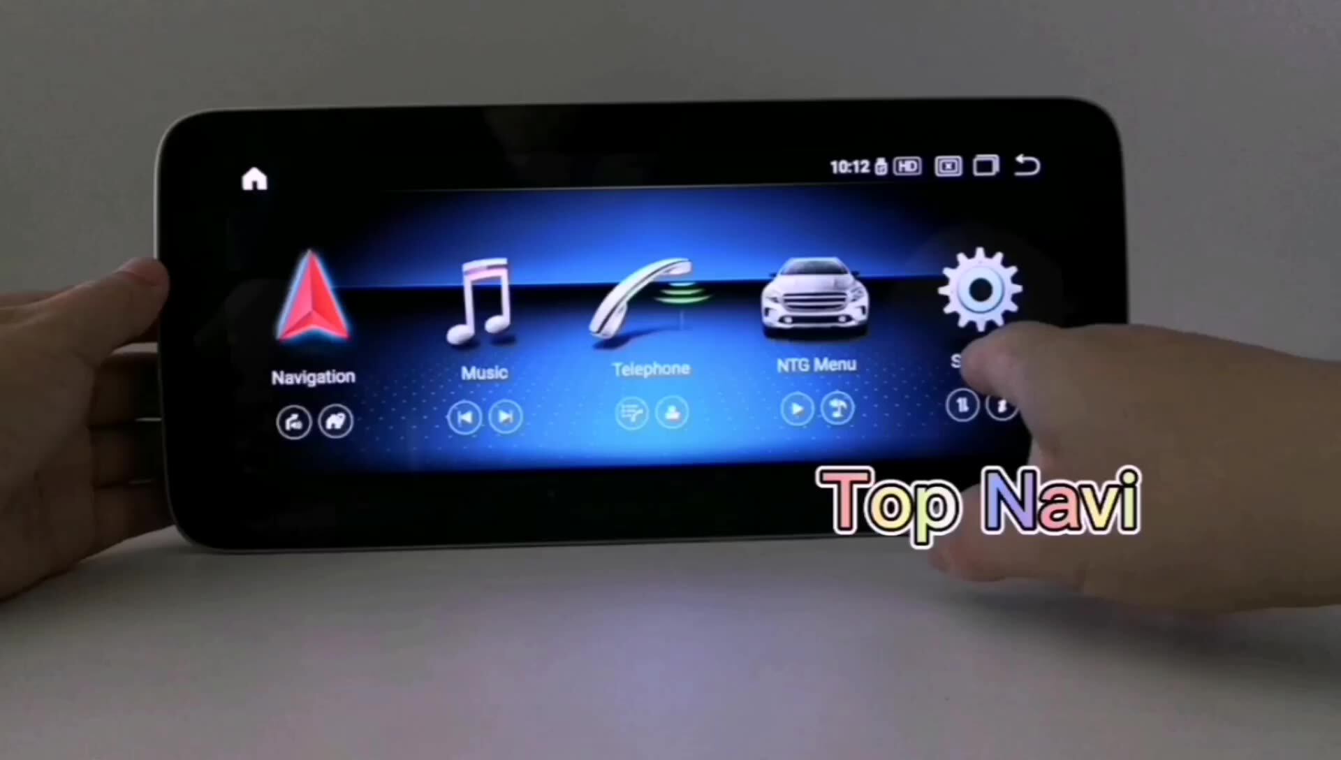 12.3 Inch Touch Screen Car Radio Gps Multimedia Player For Mercedes ...