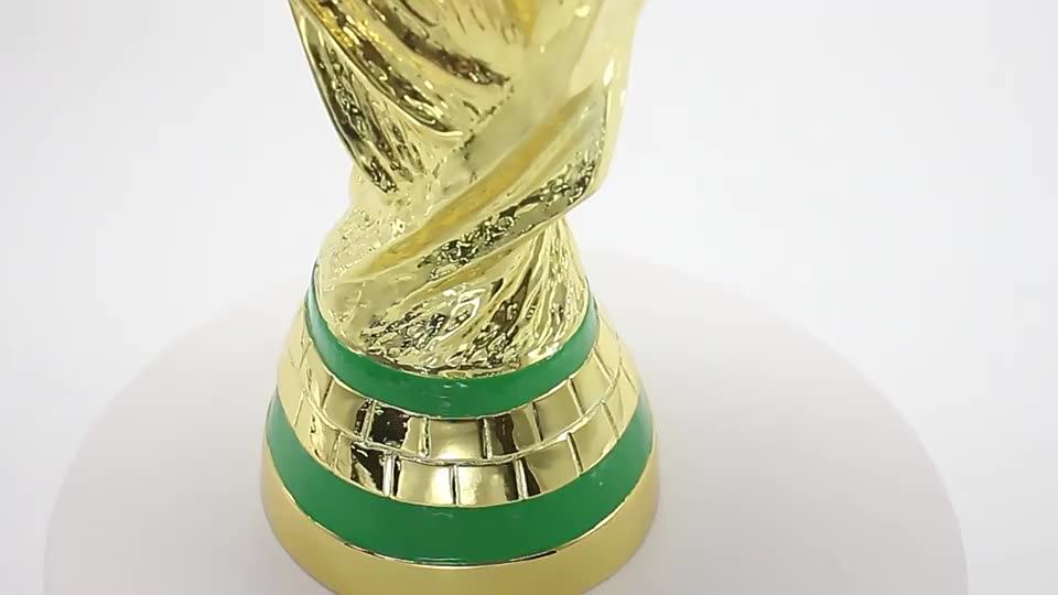 Gold-plated Trophy Custom Golden Boot Award Football Trophy World Cup ...