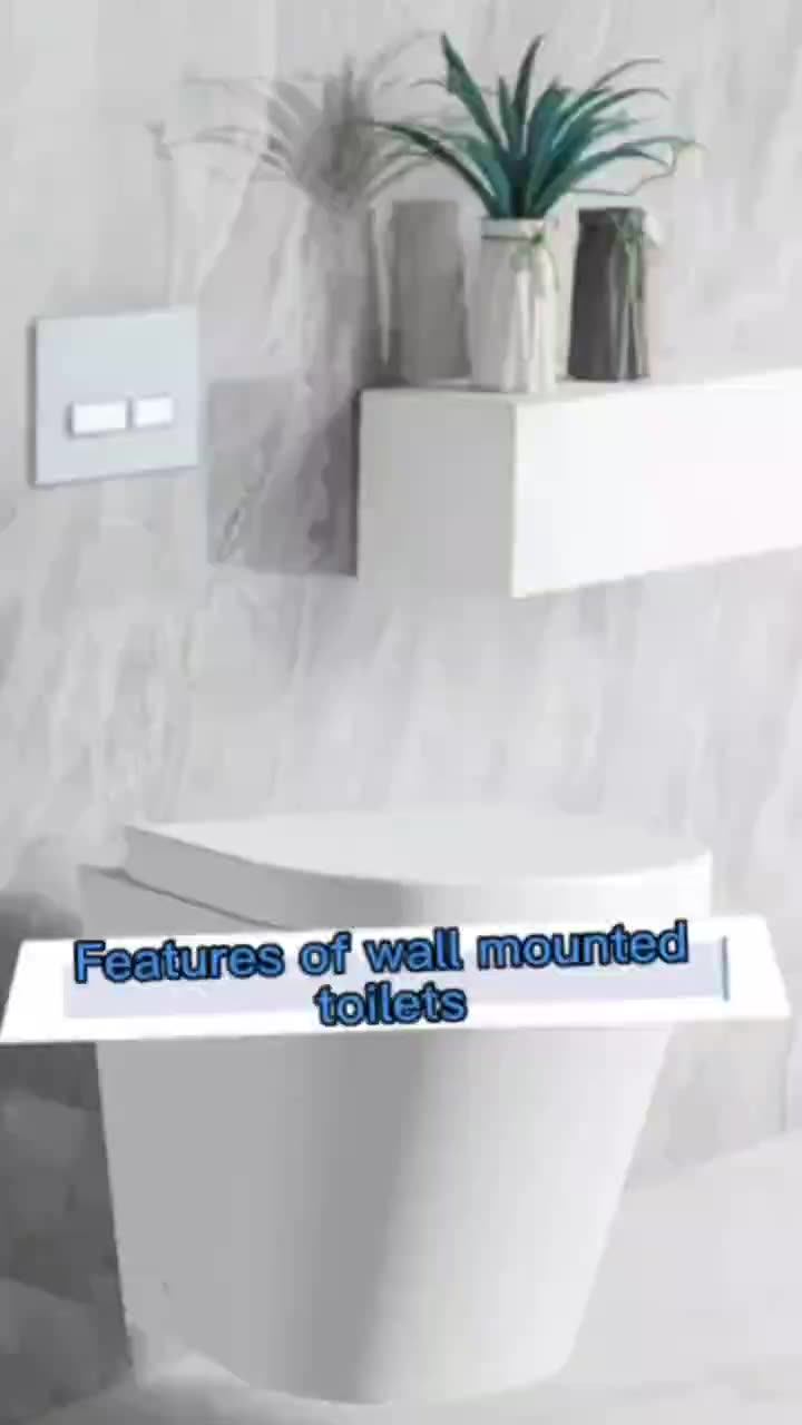 Frameless Lavatory Low-mounted Wall-mounted Water Tank Bathroom Wall ...