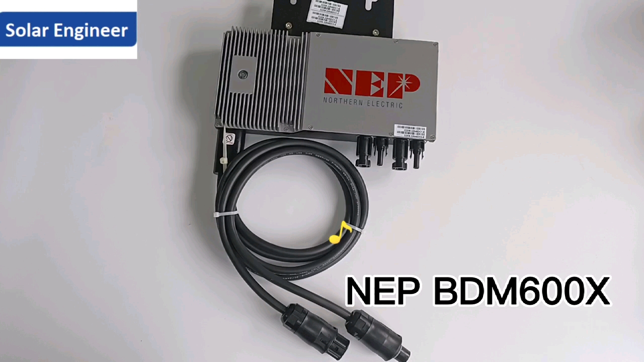 Bdm-600x Micro Inverter Nep Northern Electric Grid Tie Pv-strom Versorgungs System 600w Betteri ...
