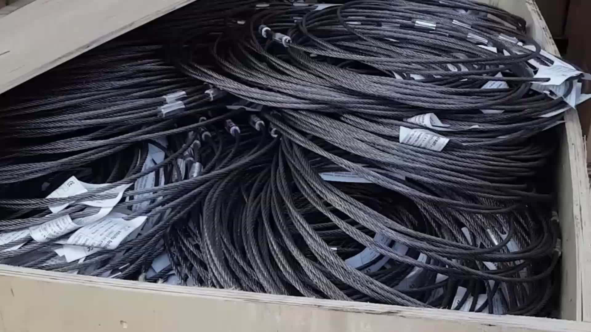 Ungalvanized Endless Steel Wire Rope Sling Double Ring 6mm - Buy Steel ...