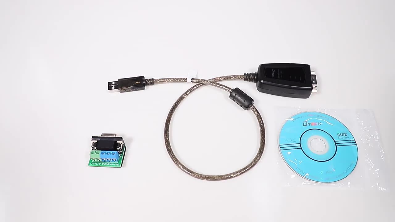 Dtech Usb To Rs232/485/422 Dc5v Four-in-one Serial Cable 0.5m Dt-5019c ...